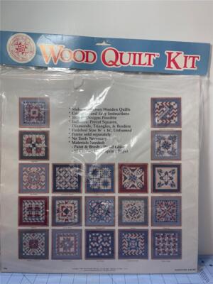 DETWEILER FOLK ARTS Wood Quilt Kit - #5016 1988-1991 - Quality Folk Art ...