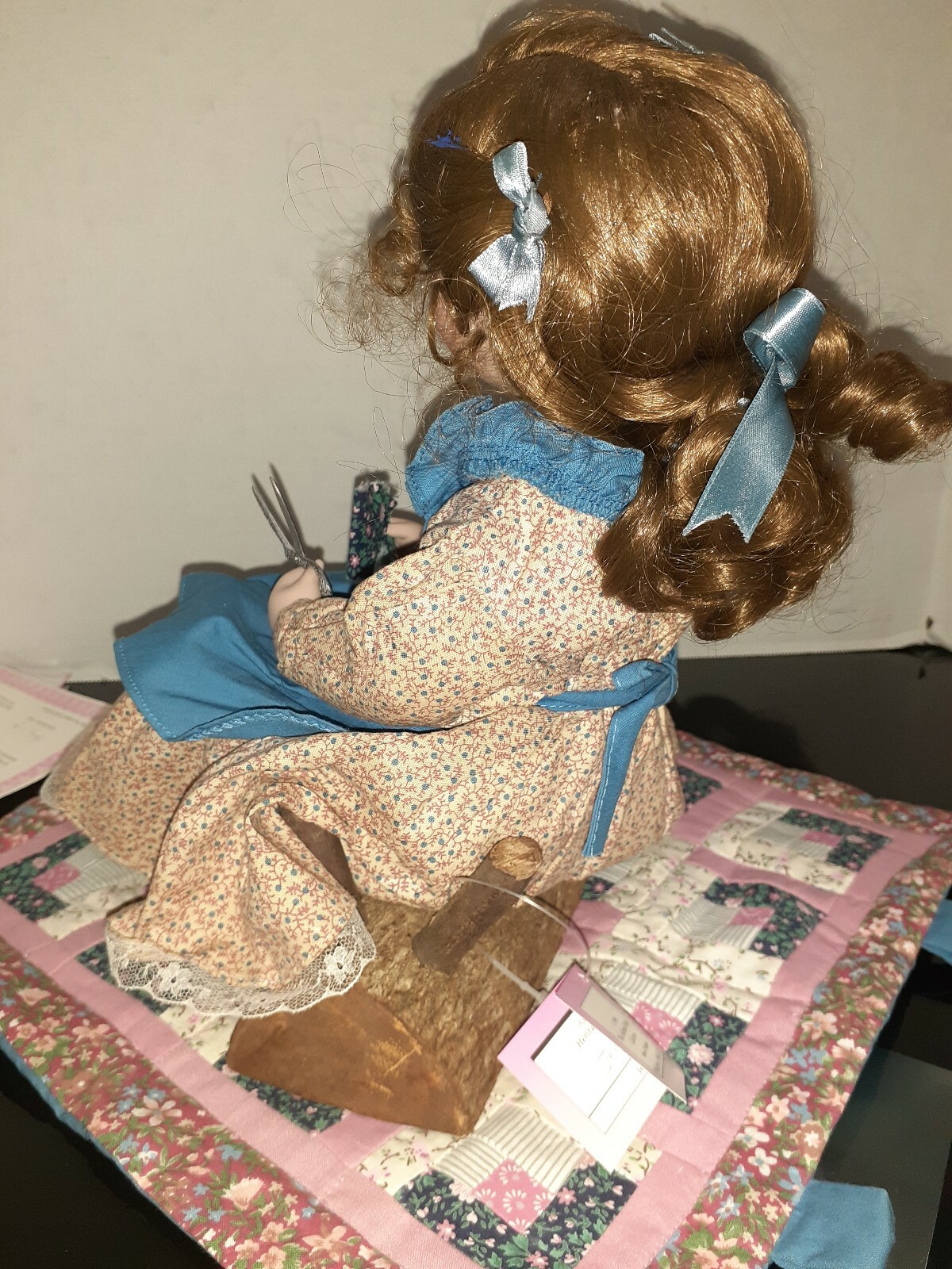 Ashton Drake ELEANOR Porcelain Doll Heritage of American Quilting Jenny ...