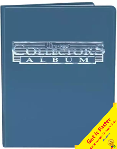 Ultra Pro Blue Collectors A4 Album Portfolio Folder 9 Pocket 10 Pages ...