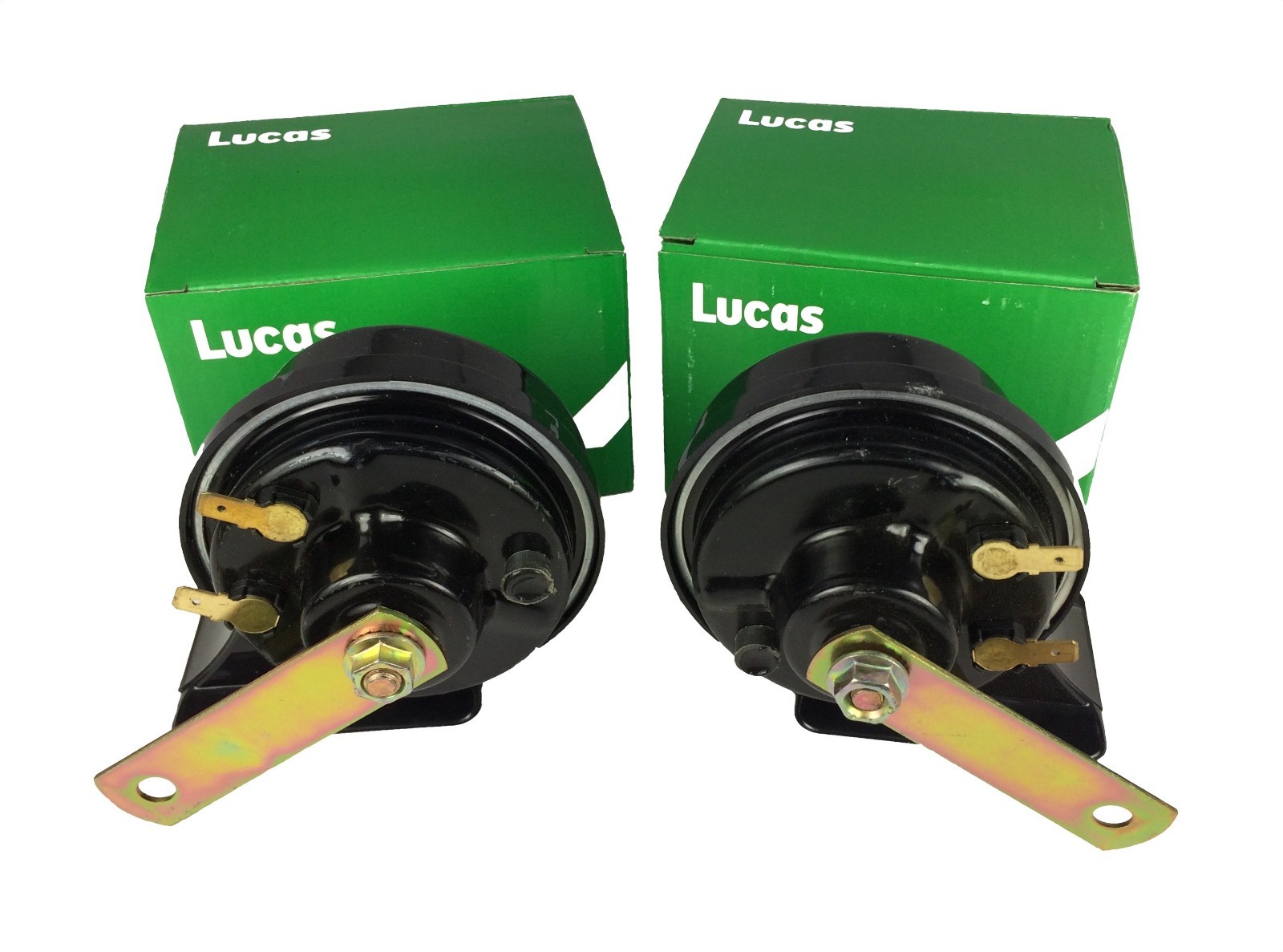 New Lucas Horn Set MGA MGB MG TD Triumph TR4 TR4A TR250 TR6 TR7 MG Midget | eBay