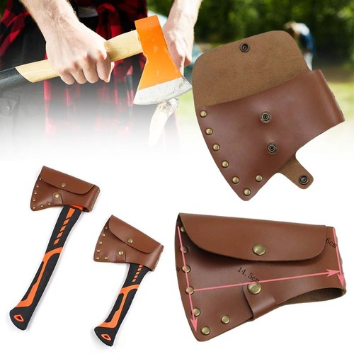Camping Blade Case Axe Head Cover Holster Leather Axe Case Axe Head ...