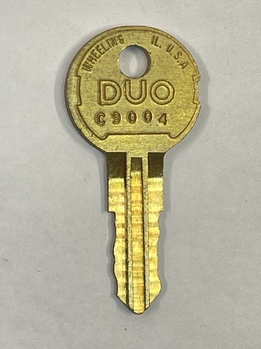 DUO C9004 KEY Illinois Lock Co Vending Laundry Machine cabinet coin box ...