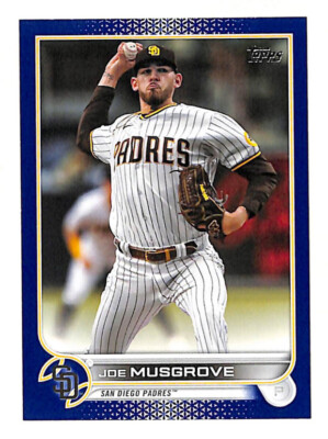 2022 Topps #266 Joe Musgrove Royal Blue Parallel Card Padres | eBay