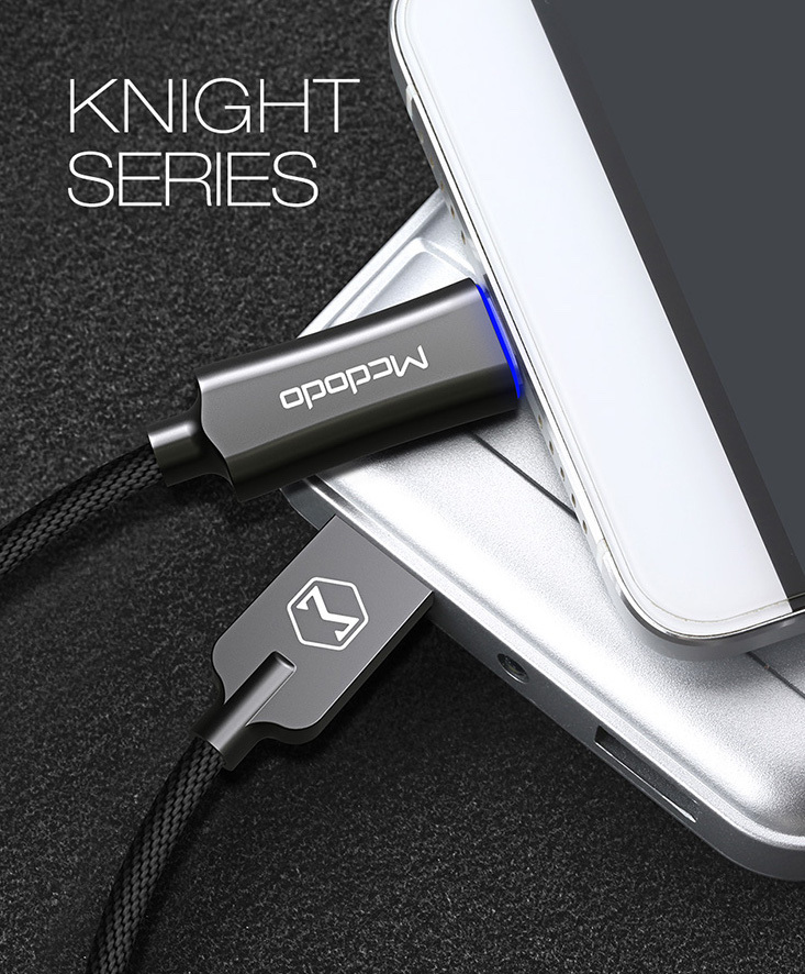 USB Type C Mcdodo Smart LED Auto Disconnect Quick Charge Data Cable ...