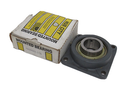 NEW HUB CITY FB350X2-7/16 FLANGE BEARING 2-7/16" BORE FB350X2716 | eBay