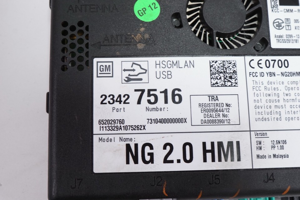 CADILLAC CHEVROLET HMI human Machine Interface 2.0 OEM 2014 - 2016 | eBay