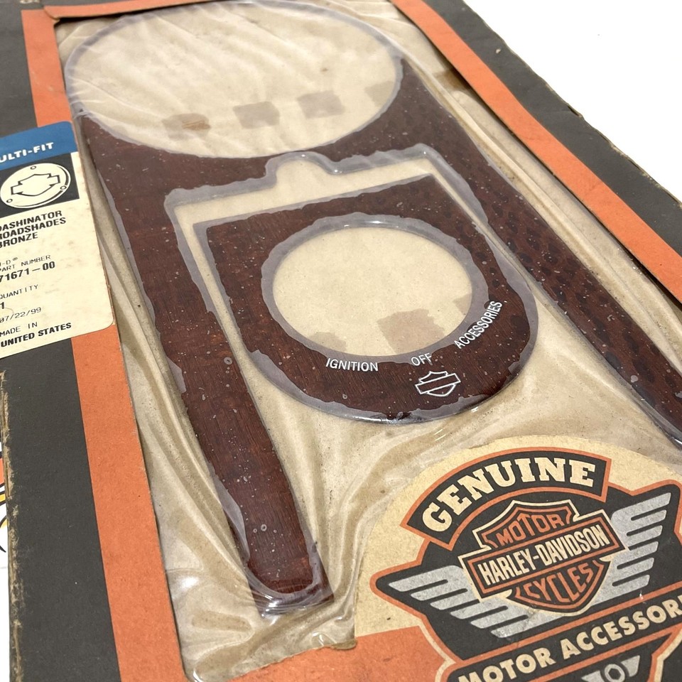 Genuine Harley 2000-2017 Softail Bronze Dashinator Console Insert 71671 ...