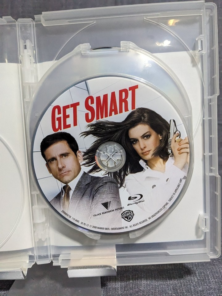 Get Smart Blu-ray 2008 Steve Carell Anne Hathaway Special Features | eBay