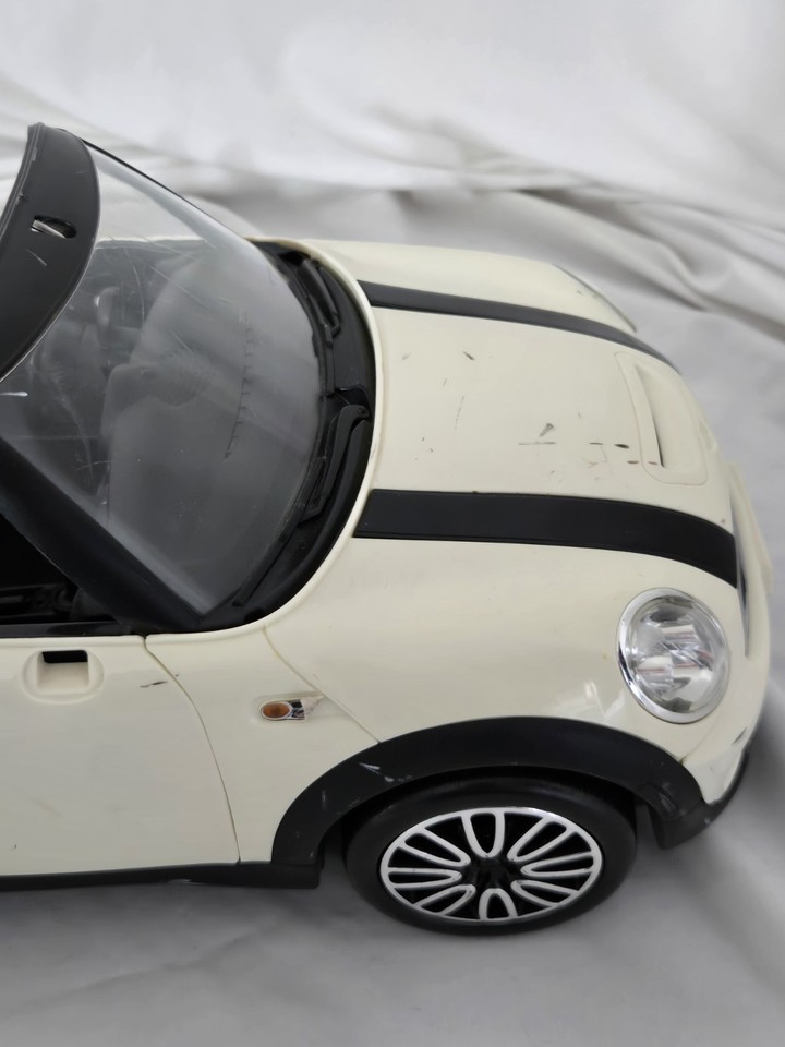 Barbie 2012 Mattel Ken's White Mini Cooper S Cabrio Car 16" My Cool ...