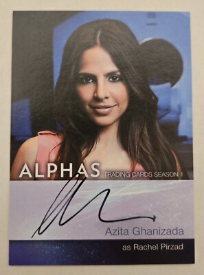 Alphas autograph card A3 Azita Ghanizada - Rachel Pirzad Cryptozoic | eBay