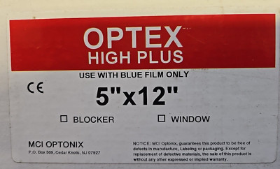 Optex 5X12 High Plus Screens with Tape - Use with 5X12 Hard Cassette | eBay