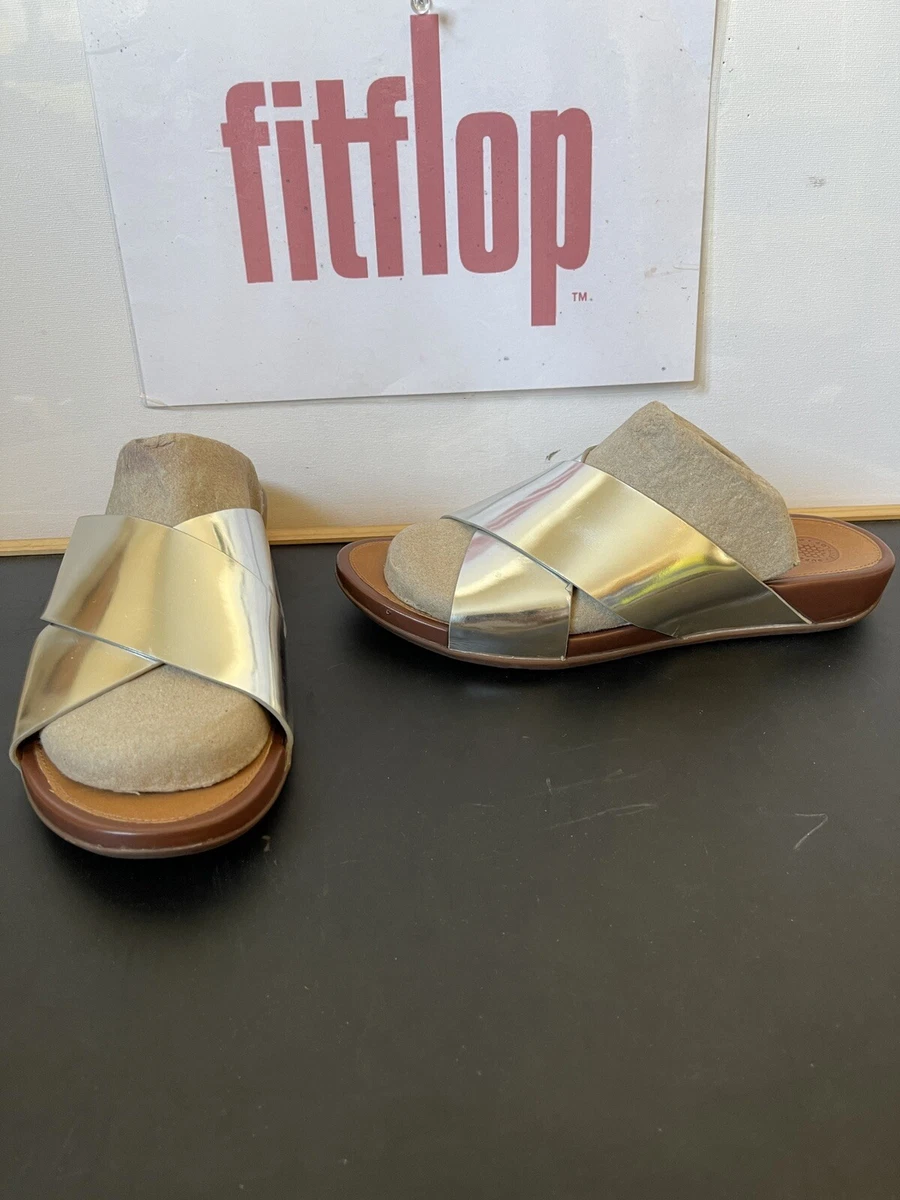 Fitflop Aix Leather Slide Sandals Factory Sale | emergencydentistry.com