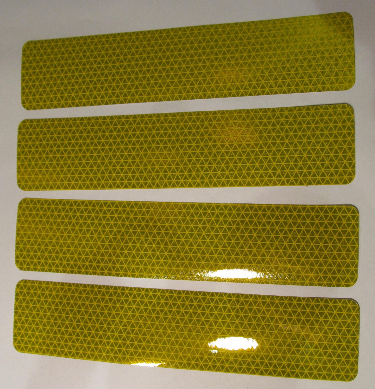 4 GENUINE OEM JOHN DEERE JD5921 TRACTOR REFLECTORS 9" x 2" ADHESIVE ...