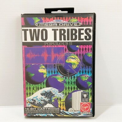 Two Tribes: Populous II + Box - Sega Mega Drive - Tested & Working ...
