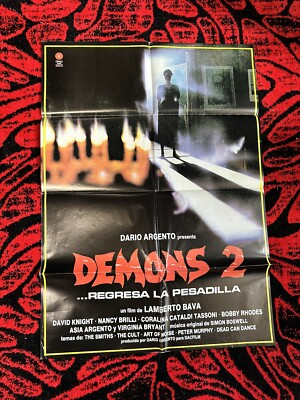 Demons 2 Original Spanish 1 Sheet Movie Poster HORROR Bava Argento ...