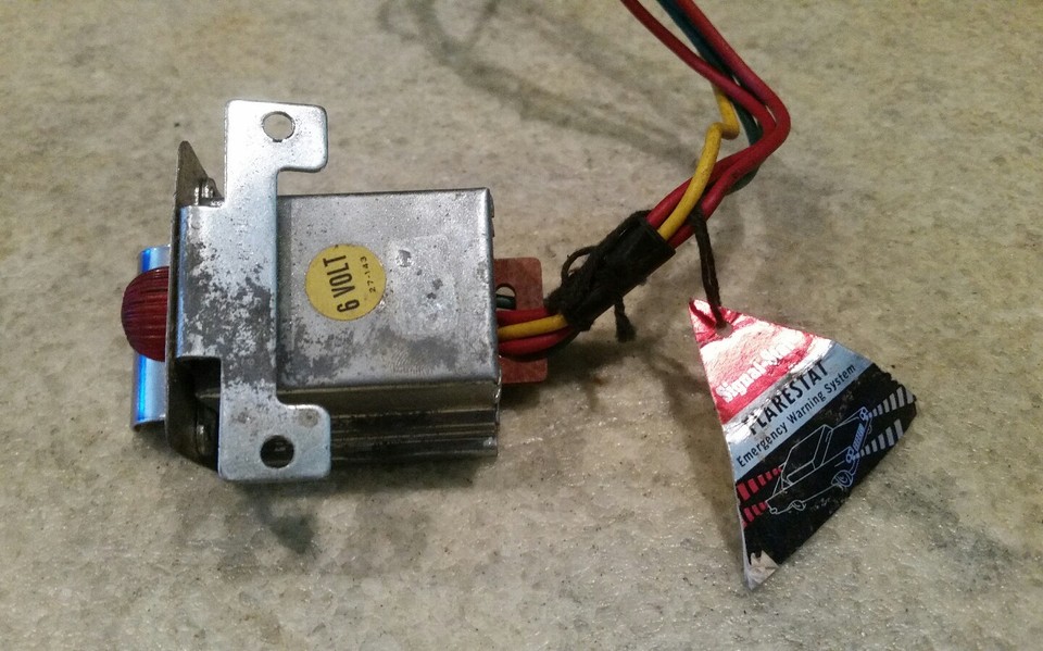 Vtg NOS Signal-Stat Flarestat 6v Emergency Warning Hazard Switch Car ...