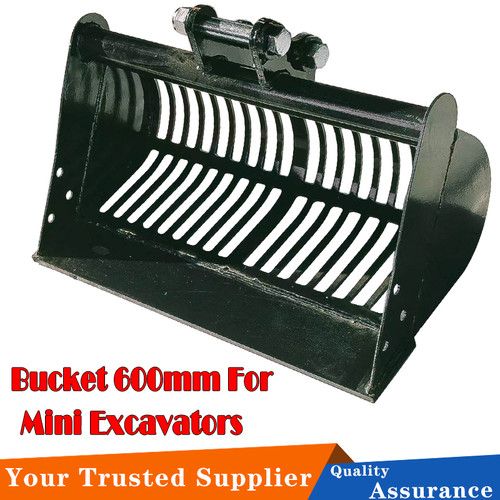 Screening Skeleton Bucket 600mm Attachment for Mini Excavators | eBay