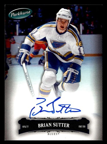 2006-07 Parkhurst Brian Sutter #130 Autograph Auto St. Louis Blues ...
