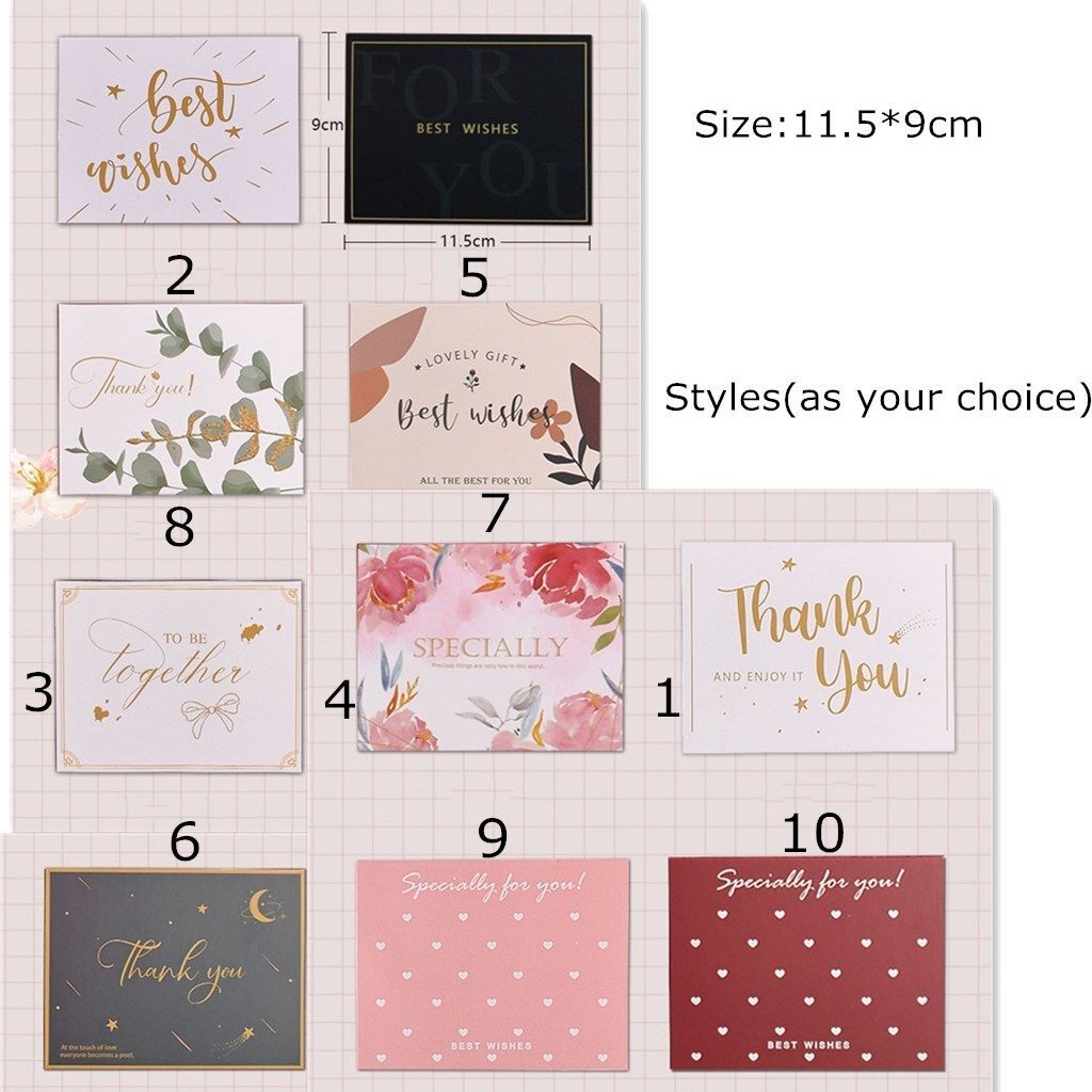 Best Wishes Postcard Happy Birthday Greeting Card Thanks Card Merry ...