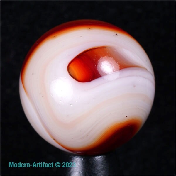 😎👍 Marbles: CAC Christensen Agate Electric Swirl Marble 19/32” 0.598 ...