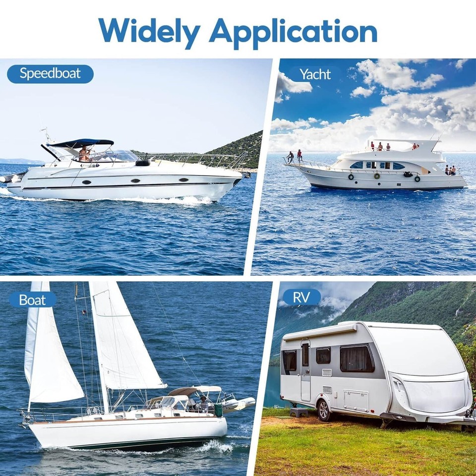 4 Set Pontoon Boat Gate Latch Kit ABS Square Frame Pontoon Boat ...