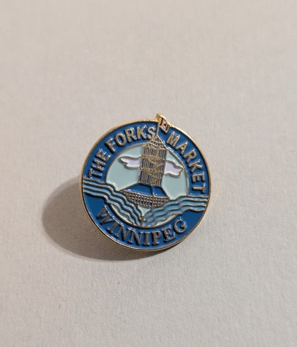 The Forks Market Winnipeg Lapel Pin - Hat Map Travel Souvenir ...