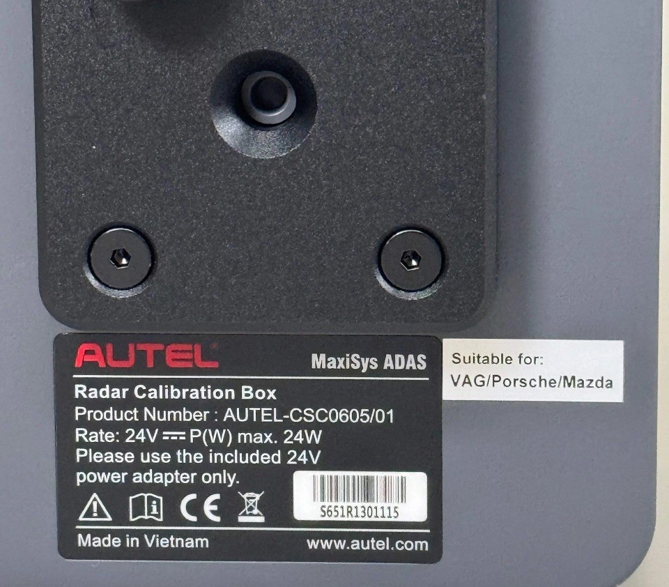 AUTEL Radar Calibration Box Audi/VW/Seat/Skoda, Porsche & Mazda CSC0605 ...