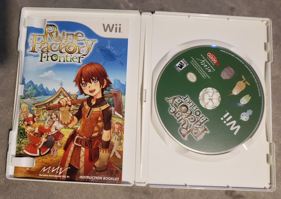 Rune Factory Frontier For Nintendo Wii Game With Manual | eBay