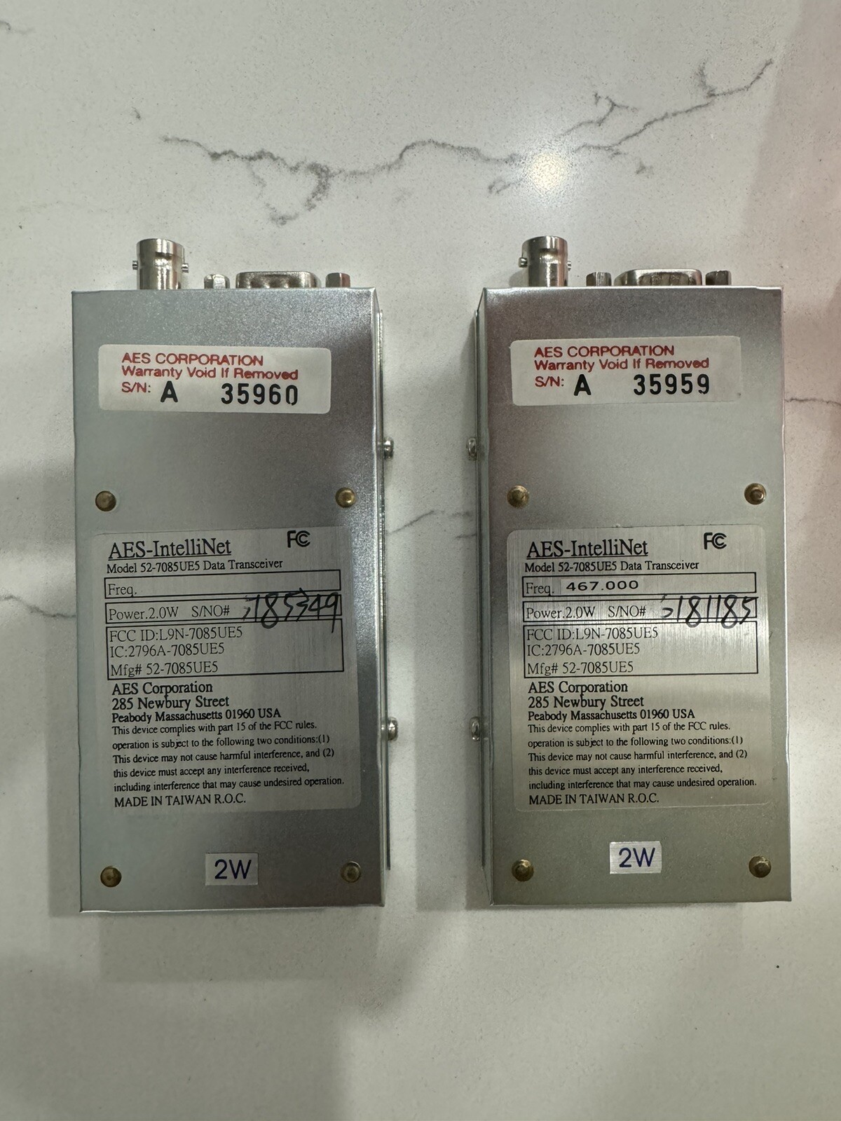 AES-INTELLINET 52-7085UE5 Data Transceiver | eBay