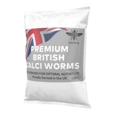 Premium British Dried Calci Worms 5kg - UK Farmed, Oven Baked, High ...