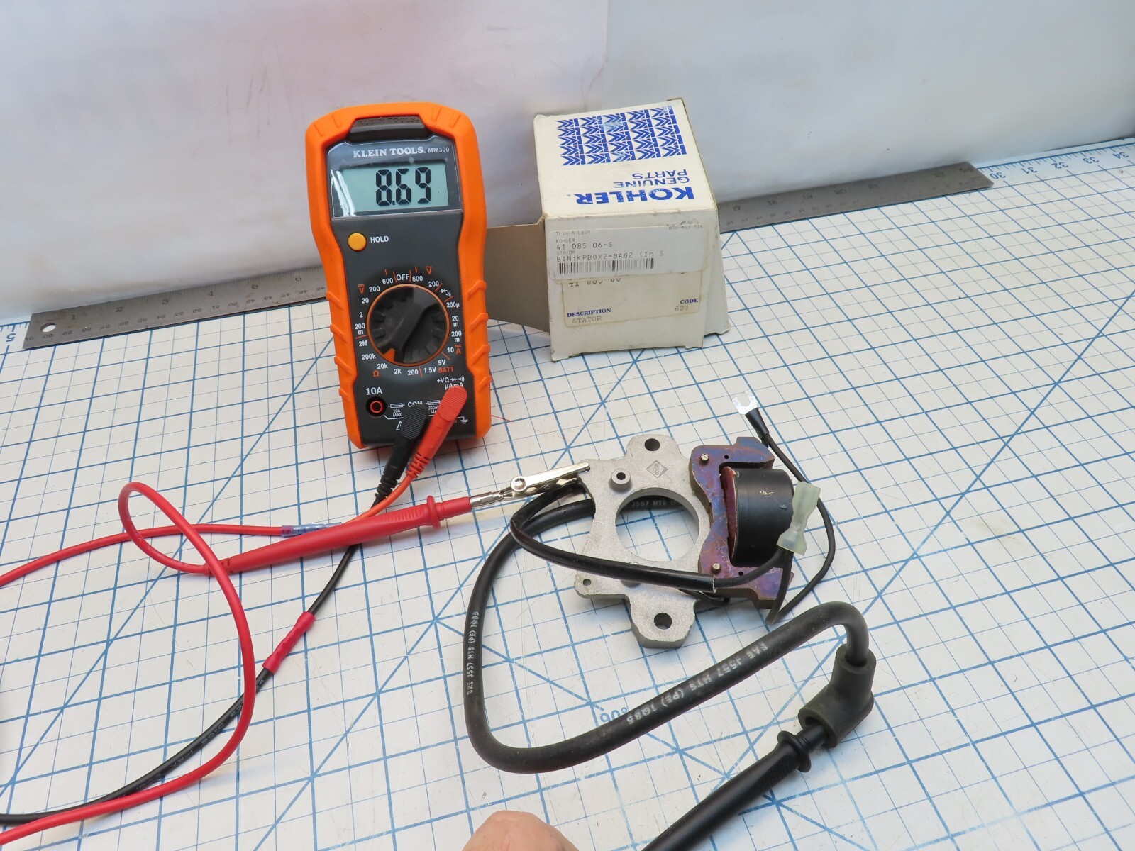 Kohler 41-085-06-S Ignition Coil Stator Module Test Results in Photos ...