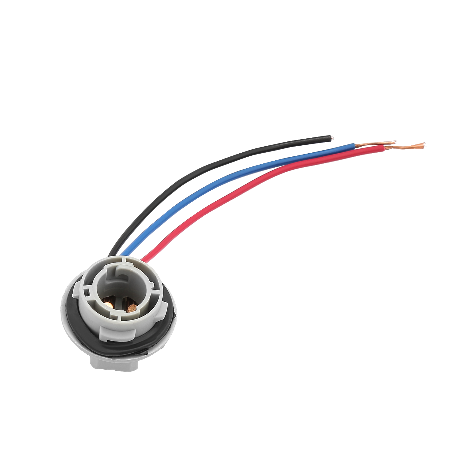 2PCS 1157 2357 LED Pig Tail Plug Stop Brake Turn Light Bulb Socket ...