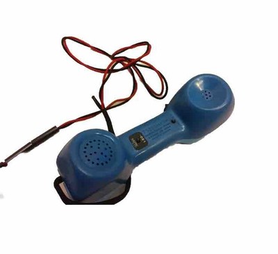 Harris Dracon TS21 Blue Test Set Lineman Handset Phone Alligator Clips ...