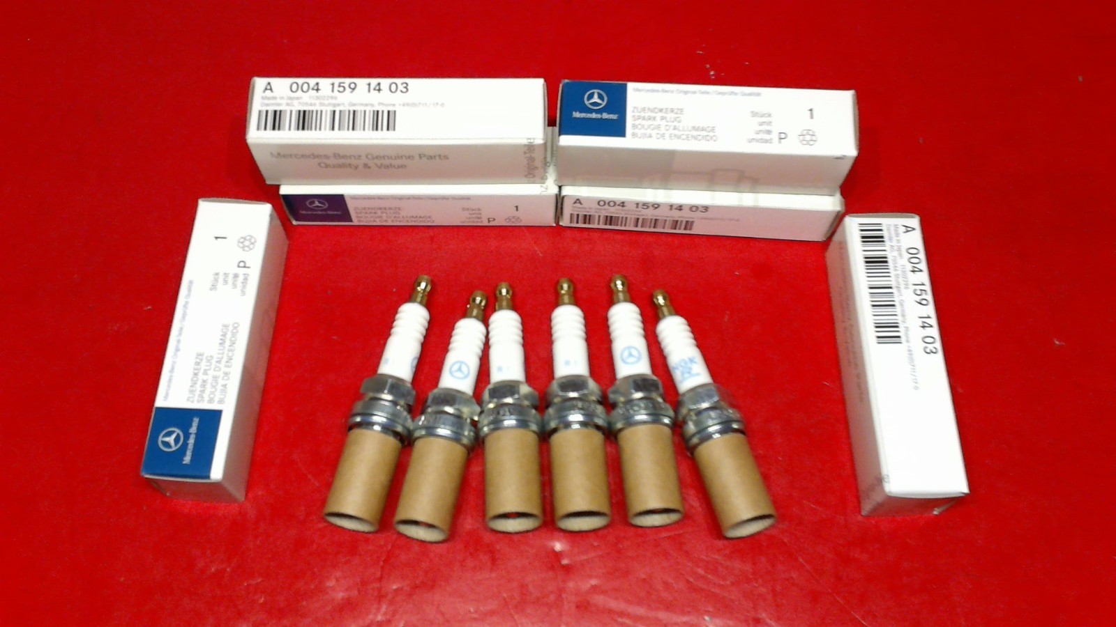 Ignition Spark Plug Set Of X6 For Mercedes Benz CL600 CL65 G65 S600 S65 ...