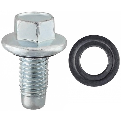 11562588 Oil Pan Drain Plug Bolt w/ O-Ring For GM Buick Cadillac Engine ...
