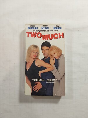 Two Much VHS 1996 Antonio Banderas Melanie Griffith Daryl Hannah ...