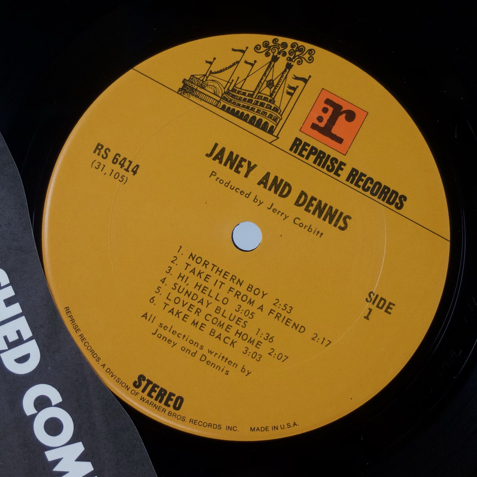 JANEY AND DENNIS: ’70 Reprise Rare and Awful Pop Rock LP NM Vinyl | eBay