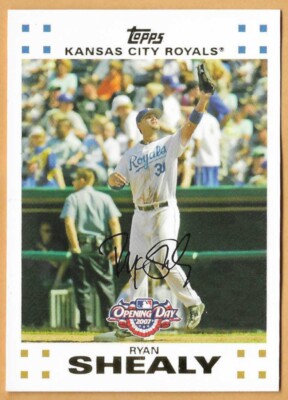 RYAN SHEALY KANSAS CITY ROYALS #54 - TOPPS OPENING DAY GOLD NM-MT 2007 ...