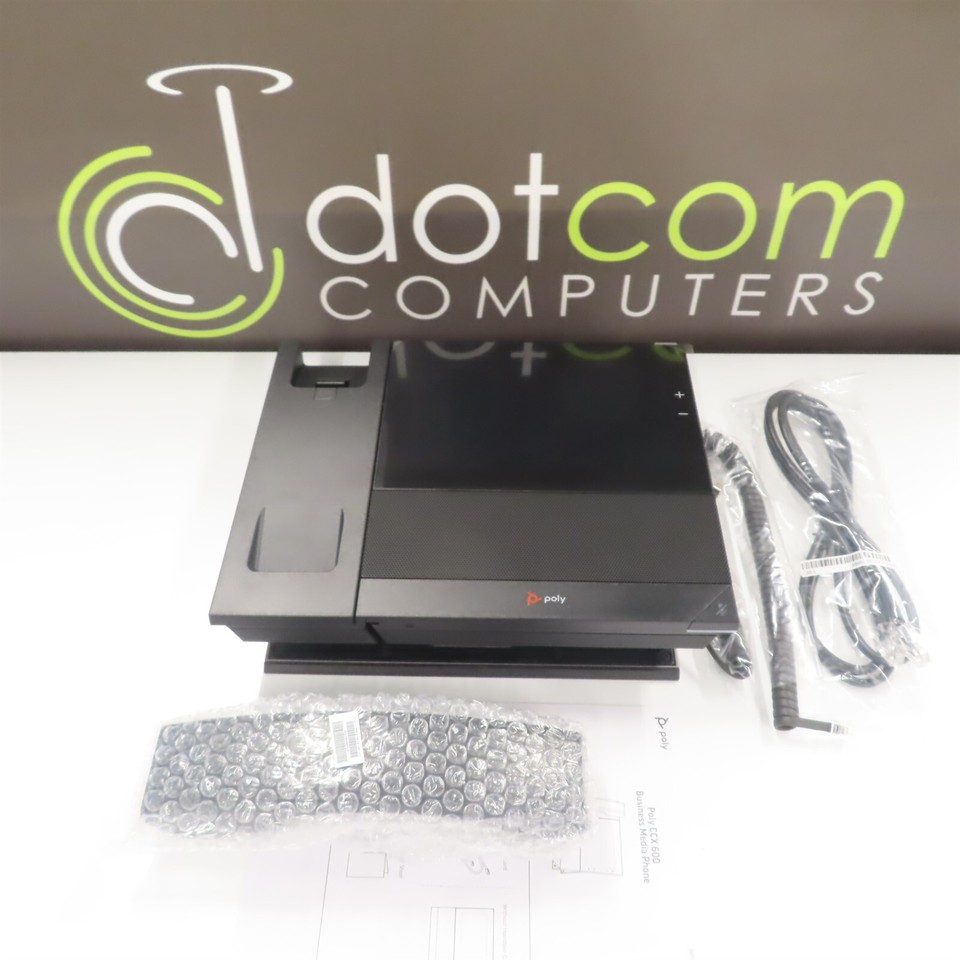 New Poly Polycom CCX 600 TEAMS Skype VoIP 2200-49780-019 Latest ...