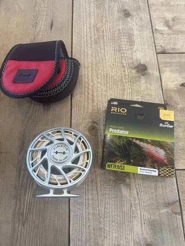 Hatch 7+ LA Finatic Gen 2 fly fishing reel with Rio Predator line | eBay