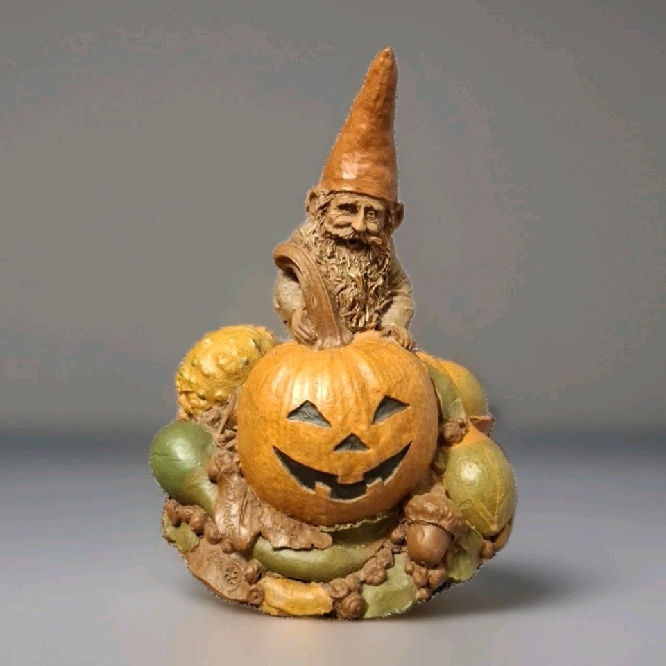 “1984 Tom Clark ‘Hal’ Halloween Gnome Figurine No. 42 – Jack O Lantern ...