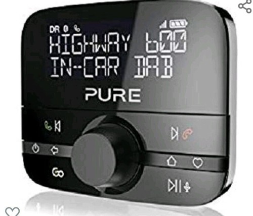 Pure Highway 600 In-Car DAB/DAB+ Digital Radio Adaptor Bluetooth ...