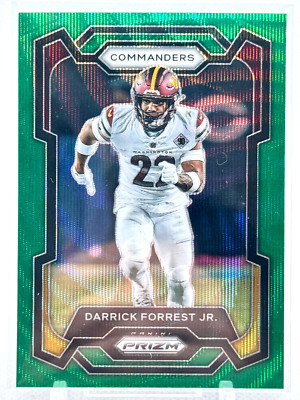 Darrick Forrest Jr 2023 Panini Prizm Green Wave - Washington Commanders ...