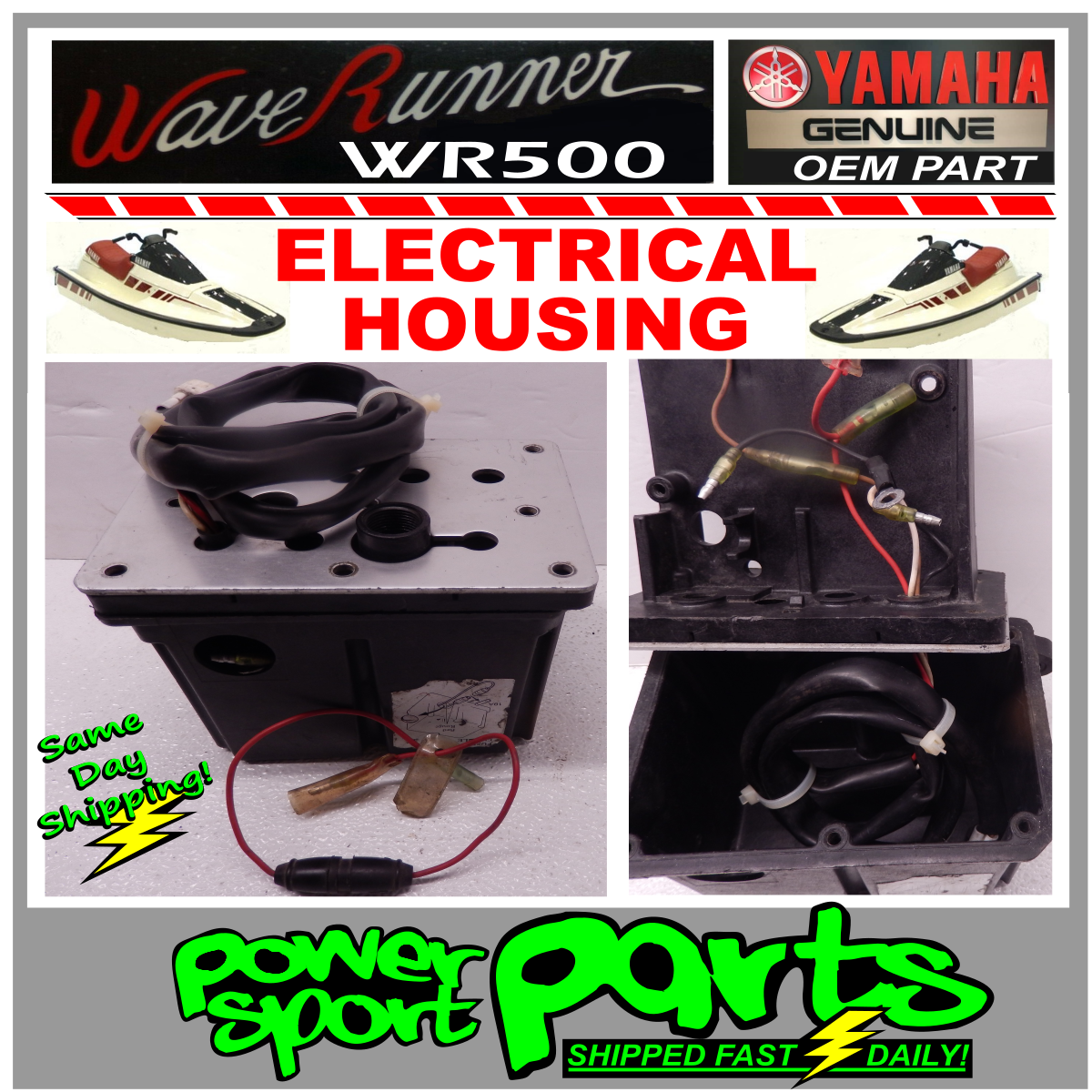1988 - 1993 Yamaha Waverunner Wavejammer WR500 WJ500 OEM Electrical ...