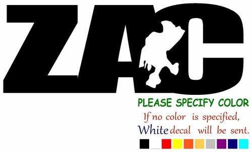 ZACATECAS ZAC #2 Vinyl Decal Sticker Car Window Bumper Wall Laptop 12 ...