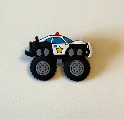 Croc Charms Croc Jibbitz MONSTER TRUCKS Police Cruiser CROCS | eBay