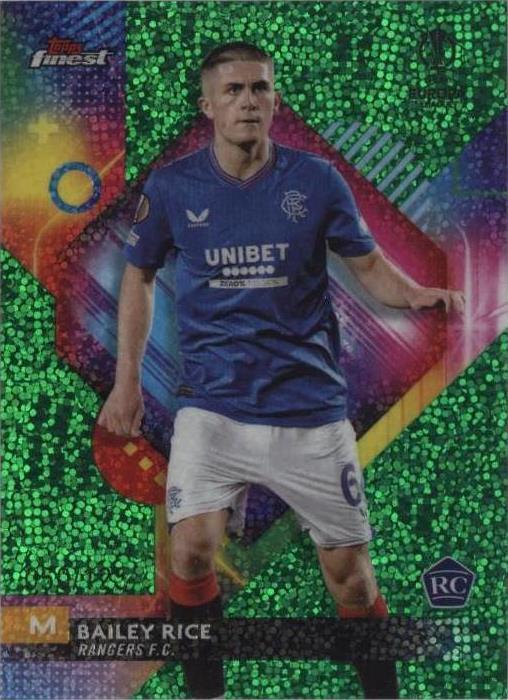 2023-24 Topps Finest UEFA Club Competitions - Bailey Rice #4 Green ...