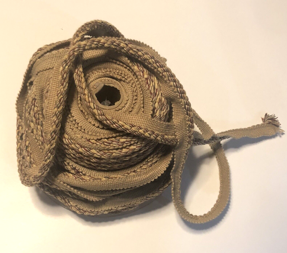 Twist Rope Cord Lip Piping Trimming Lot of 10 Yards Renaissance Twist ...