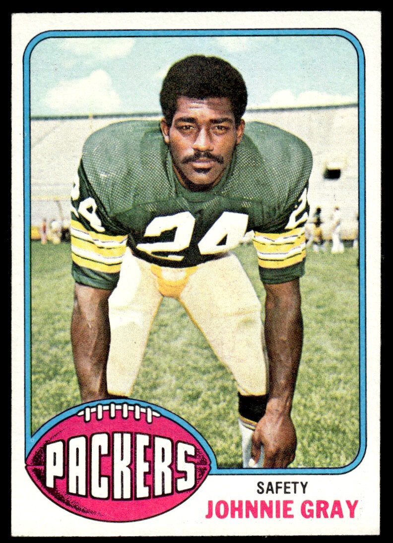 1976 Topps Johnnie Gray Rookie Green Bay Packers #41 | eBay