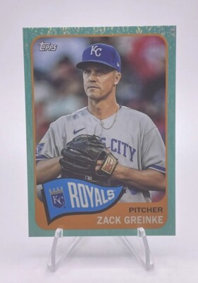 2023 Topps Archives Aqua #148 Zack Greinke /75 Royals | eBay